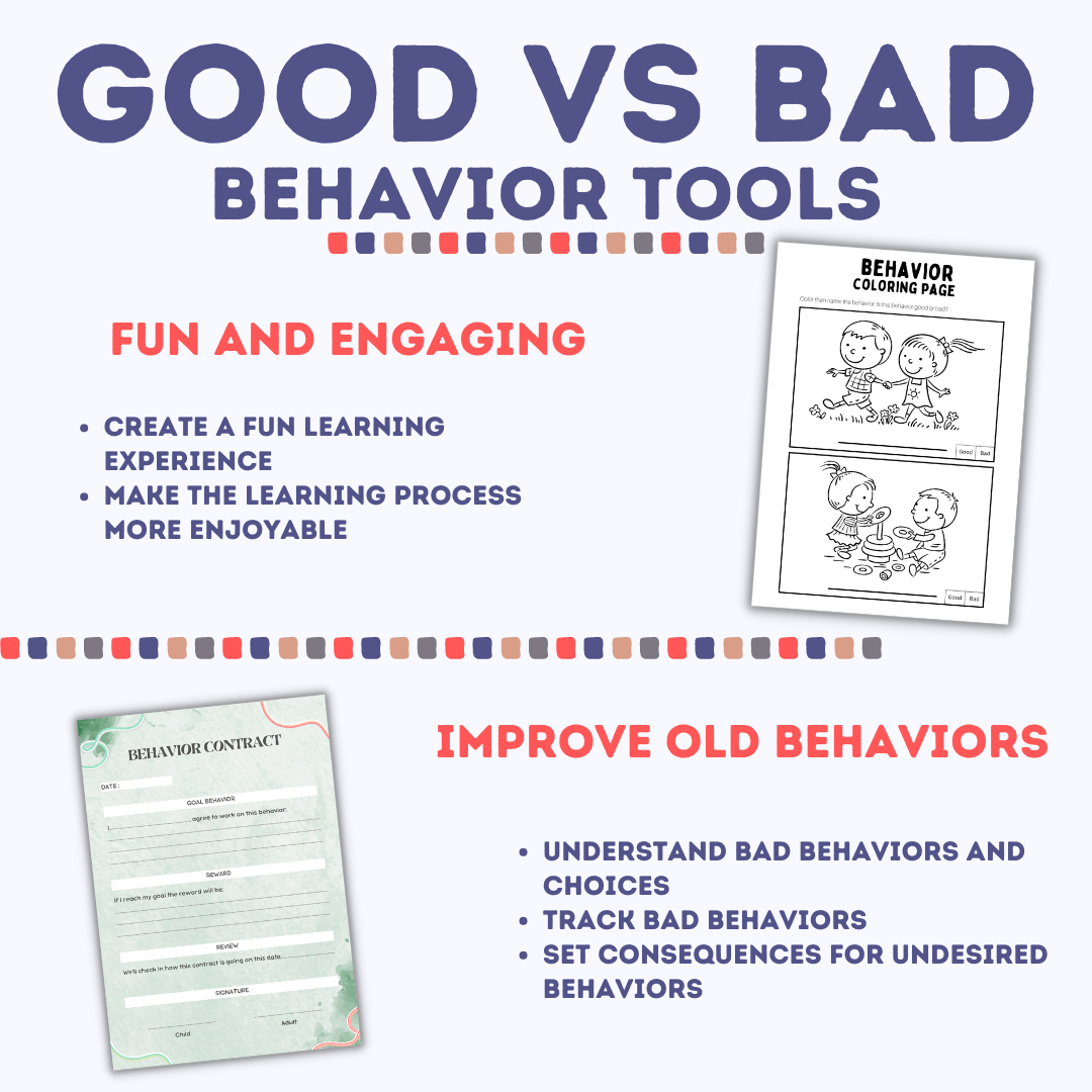 Good vs Bad Choices Behavior Management Bundle for Social Skills ...