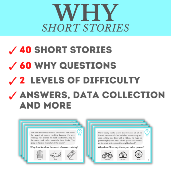 Why Question Short Stories Wh Question Reading Comprehension Therapy ...