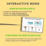 WHY Questions Bundle Interactive book & 320 Task Cards Speech Therapy ...